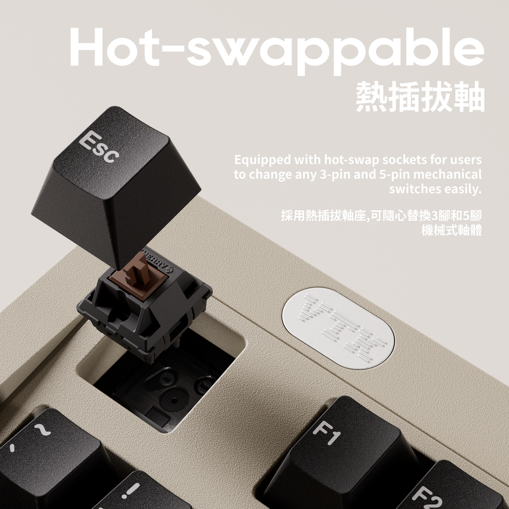 Vortex Model M SSK 三模 Barebone (無軸無鍵帽) - 復古造型 - 無線機械式鍵盤 – Vortex ...