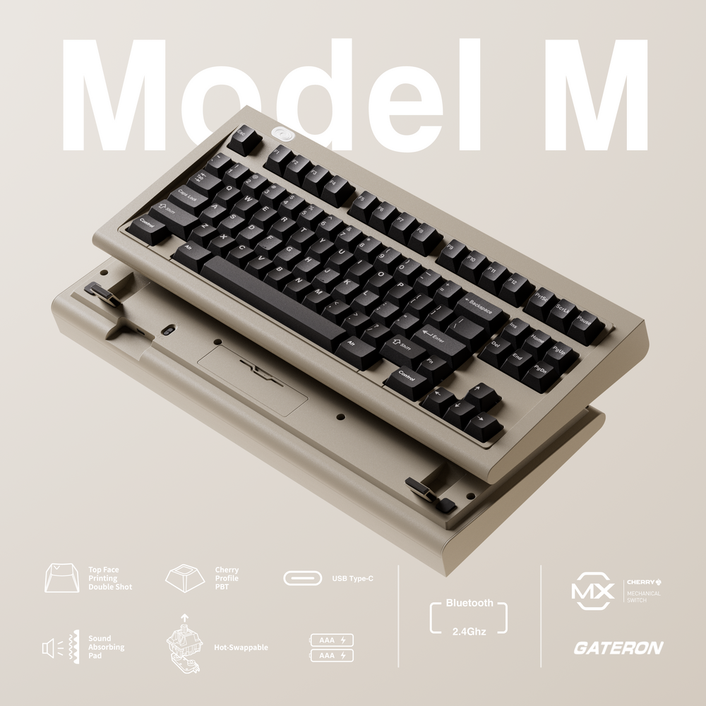 Vortex Model M SSK 三模 WKL - 復古造型 - 無線機械式鍵盤 – Vortex Keyboard TW